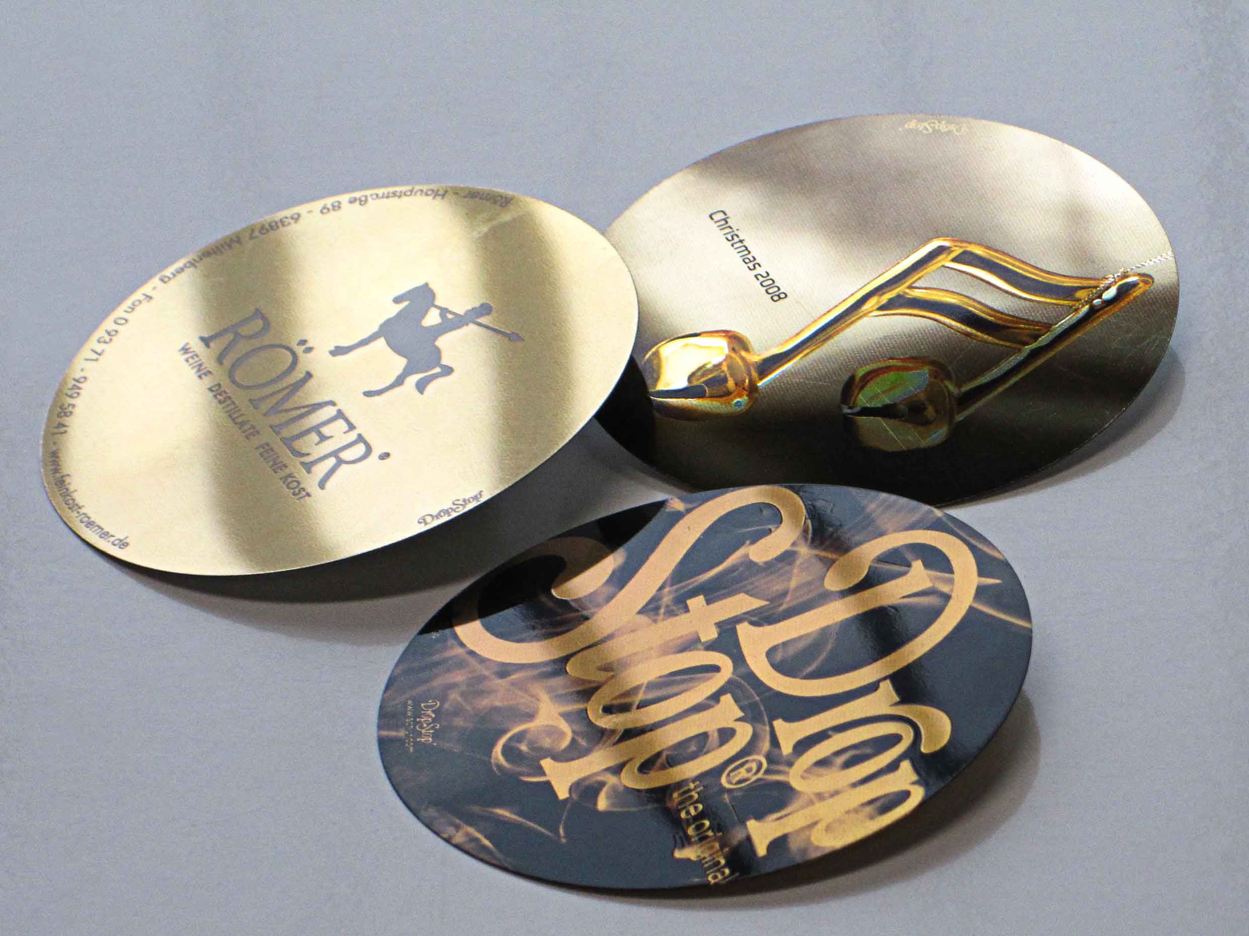 DropStop GOLD mit farbigem Druck – HCH HandelsContor Hamburg